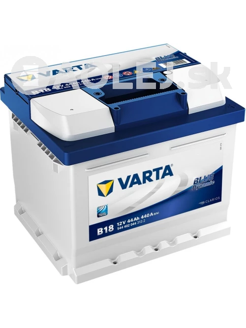 Varta Blue Dynamic 12V 44Ah 440A (B18) | AOLEJ.sk - Oleje, mazivá ...