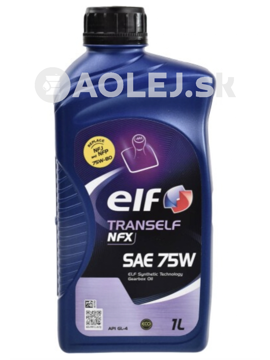 Elf Tranself NFX 75W 1L | AOLEJ.sk - Oleje, mazivá, filtre a autopotreby