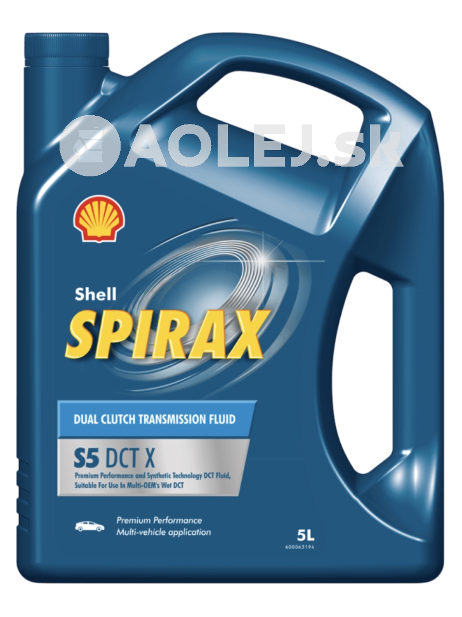 Shell Spirax S5 DCT X 5L | AOLEJ.sk - Oleje, mazivá, filtre a autopotreby
